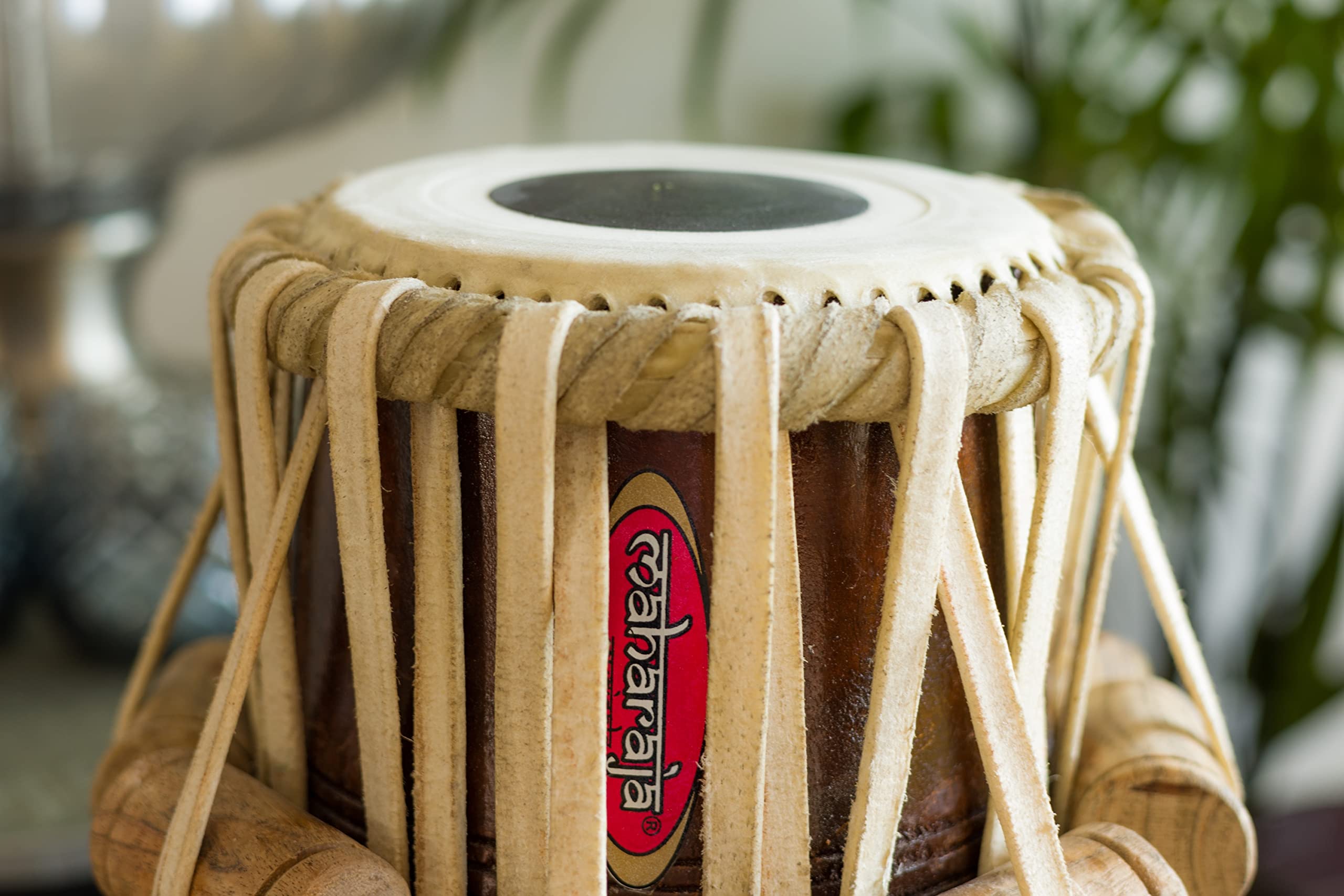 MAHARAJA Basic Tabla Set, Student Tabla Set, Steel Bayan, Dayan, Hammer, Cushions & Cover - Perfect Tablas for Students and Beginners on Budget, Tabla Drums, Indian Hand Drums (PDI-IB)