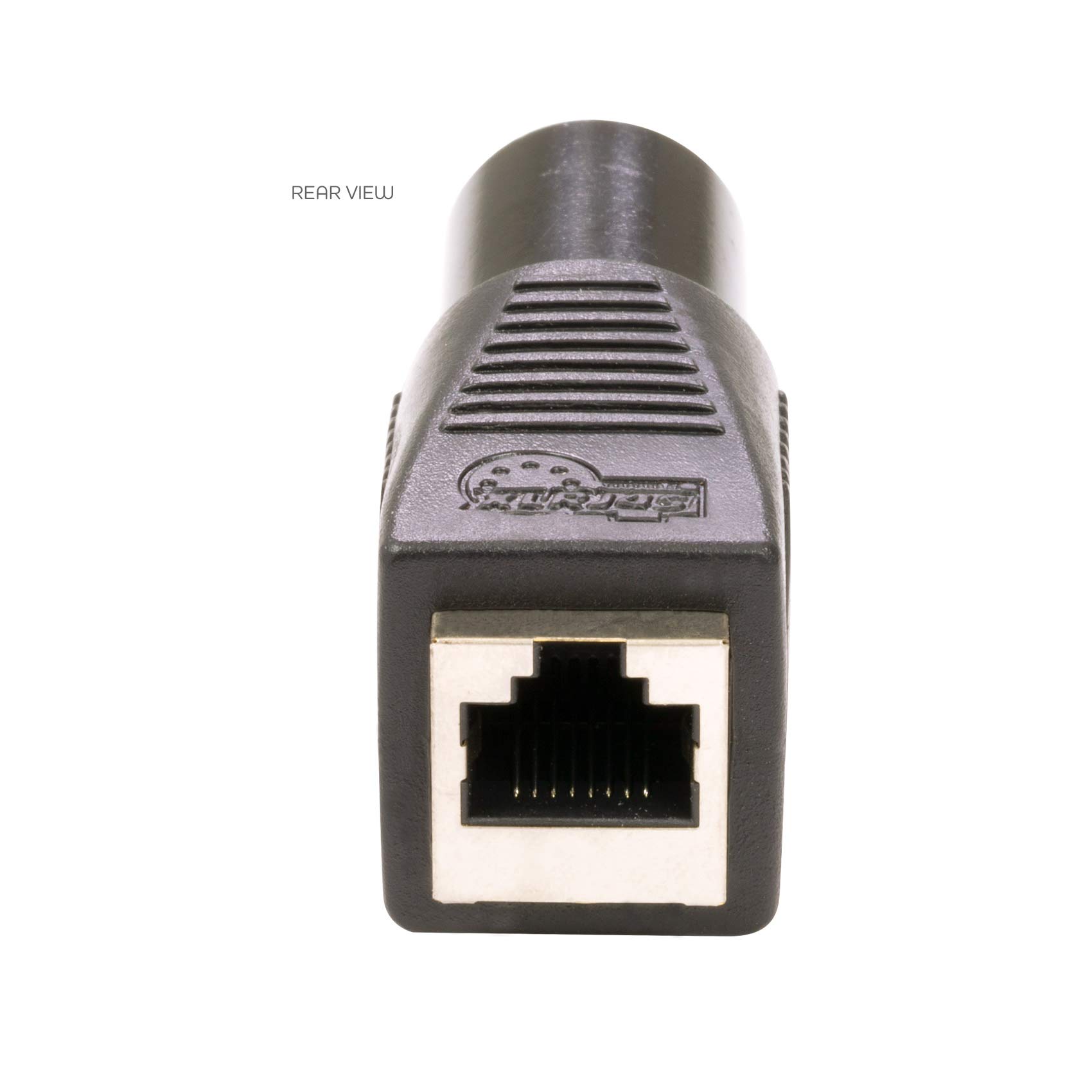 SIRS-E 2-Pack - CPoint XLR RJ45 Adapter CAT-5 Ethernet to DMX512 Cable Converter, Male 5-Pin, XLRJ45-5M