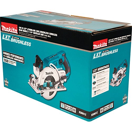 Makita XSR01Z 36V (18V X2) LXT® Brushless Rear Handle 7-1/4" Circular Saw, Tool Only
