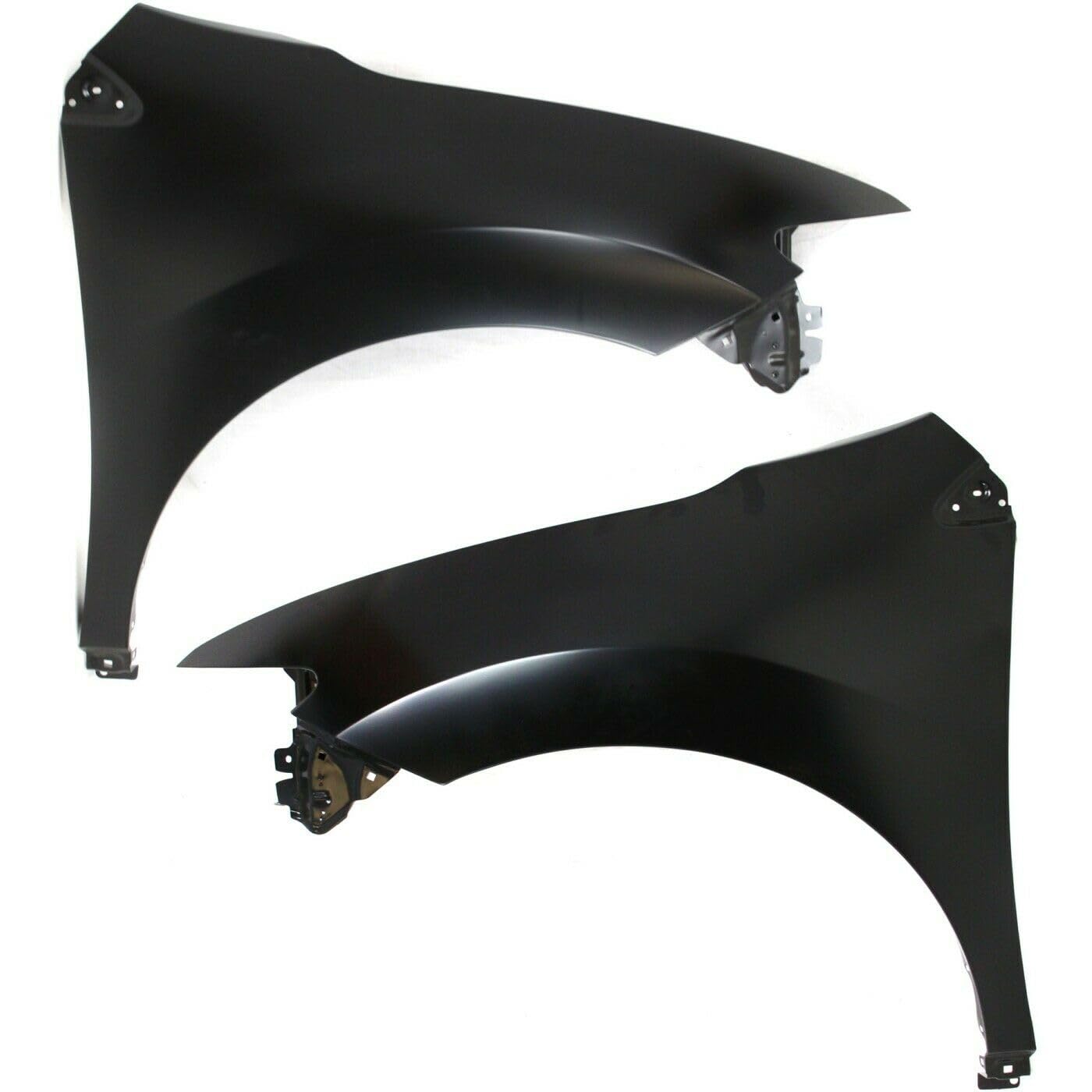 Mysihasiha 2pcs Fender Front Left Driver Right Passenger Side Primed Steel Without Molding Holes 14511731