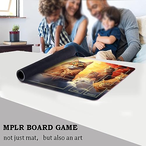 MPLR BOARD GAME Premium Gaming Mat 60 x 35 cm TCG Compatible with OCG CCG RPG MTG Gaming Mat, Mouse Mat Table Mat (Original Game Mat)