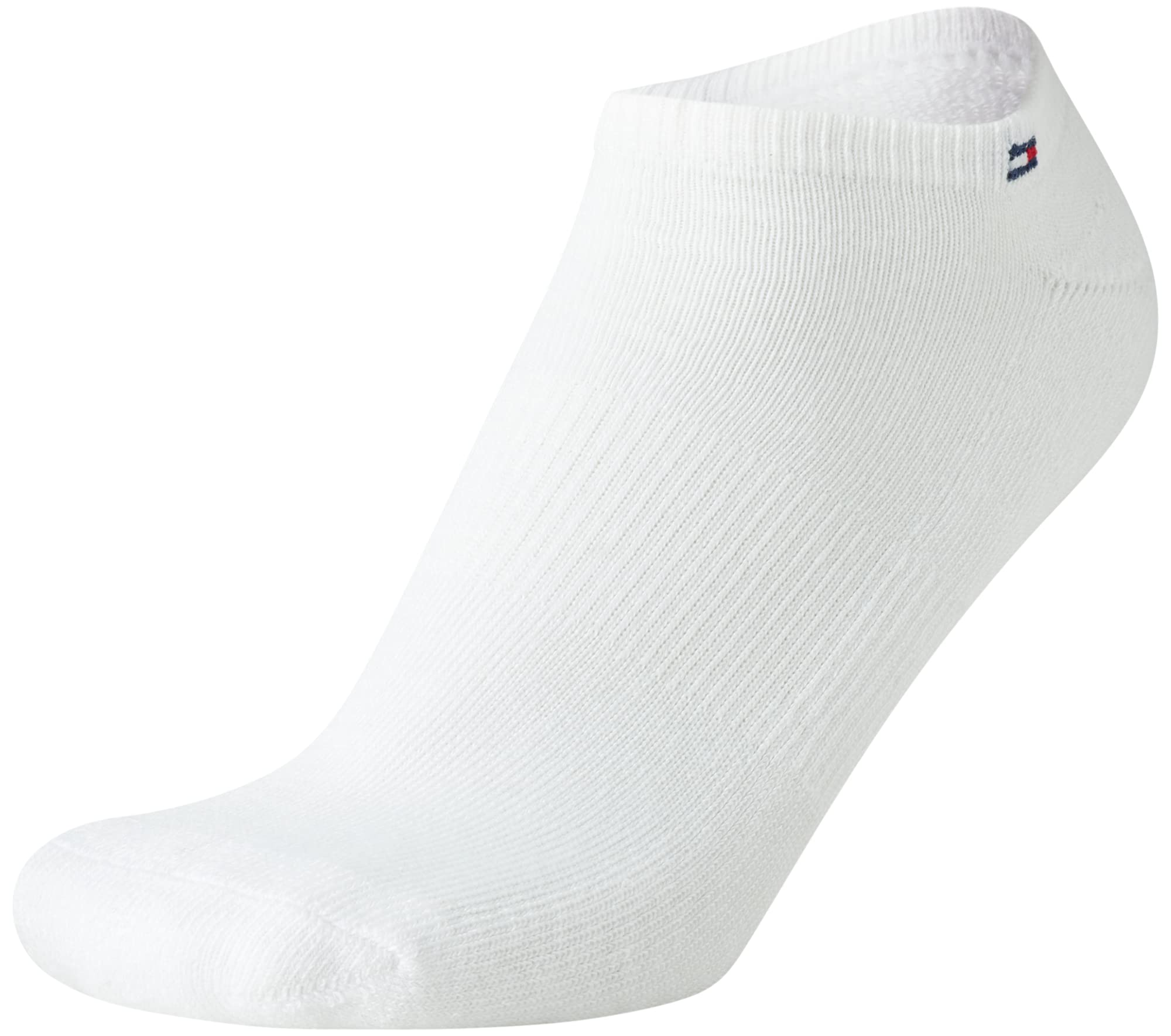 Tommy Hilfiger Women's Socks - Lightweight No Show Socks (12 Pack), Size 4-10, White Logo