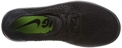 Nike Womens WMNS Free RN Flyknit 942839 002 - Size 9W Black/Anthracite