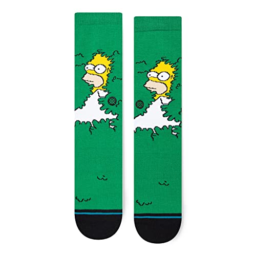 Stance Crew Homer Socks (Large, Green)