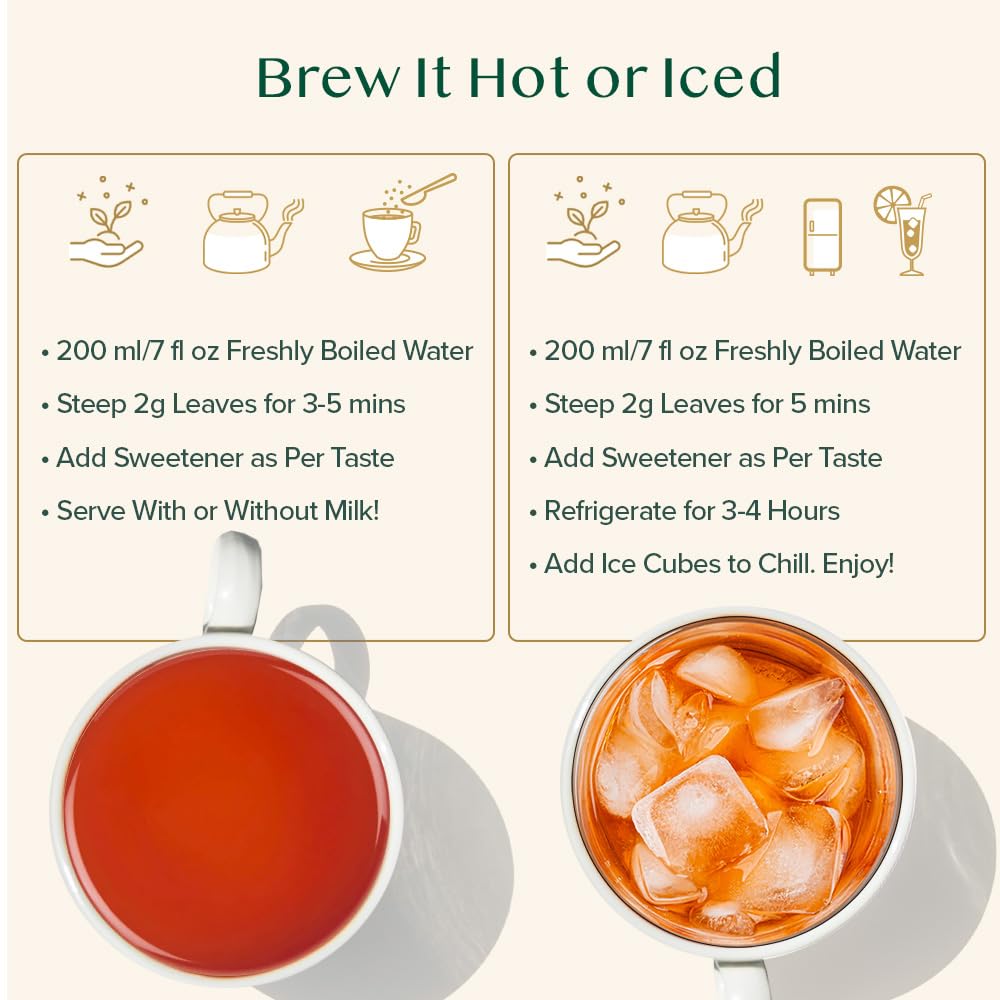 VAHDAM, Original English Breakfast Black Tea Leaves (340g/12oz) 170+ Cups | Non GMO, Gluten Free | Strong & Aromatic Loose Leaf Tea | Unblended Single Origin Tea | Vacuum Sealed Pack