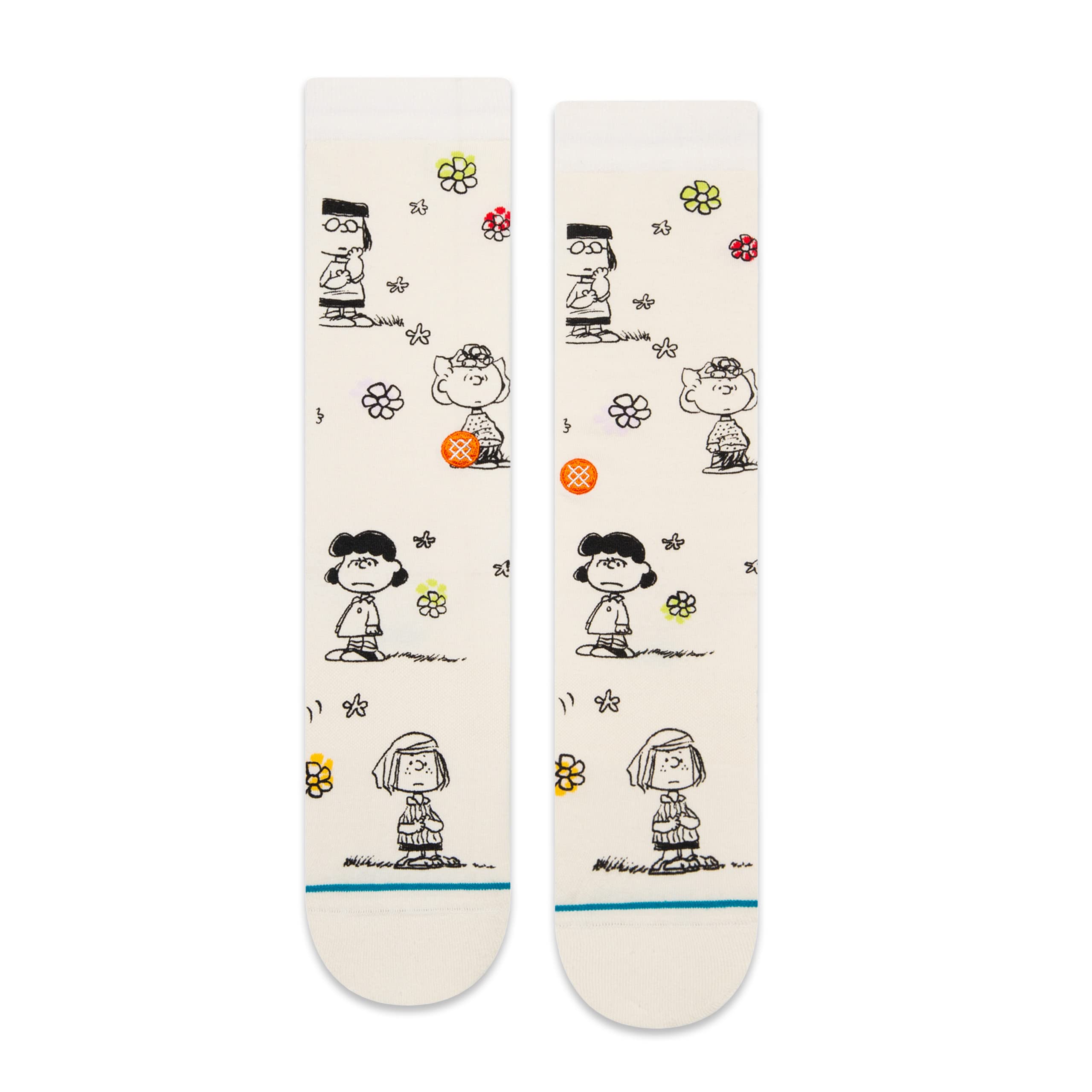 Stance Girl Power Crew Socks (Medium, Offwhite)