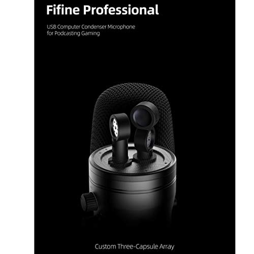 VIBY USB Recording Microphone Computer Podcast Mic for PC,Four Pickup Patterns for Vocals,Gaming,Zoom-Class