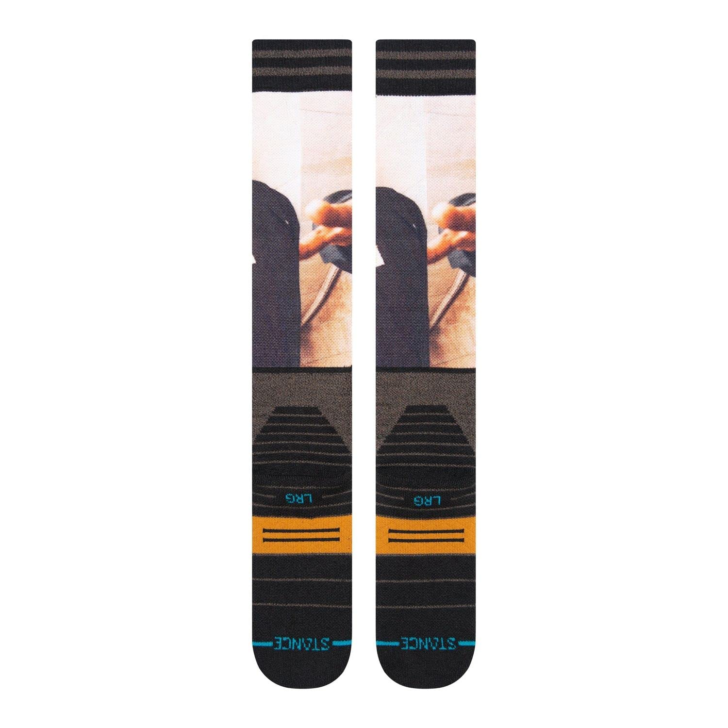 Stance King Of NY Biggie Snow Sock Black MD (US Men's Shoe 6-8.5, Women's Shoe 8-10.5)
