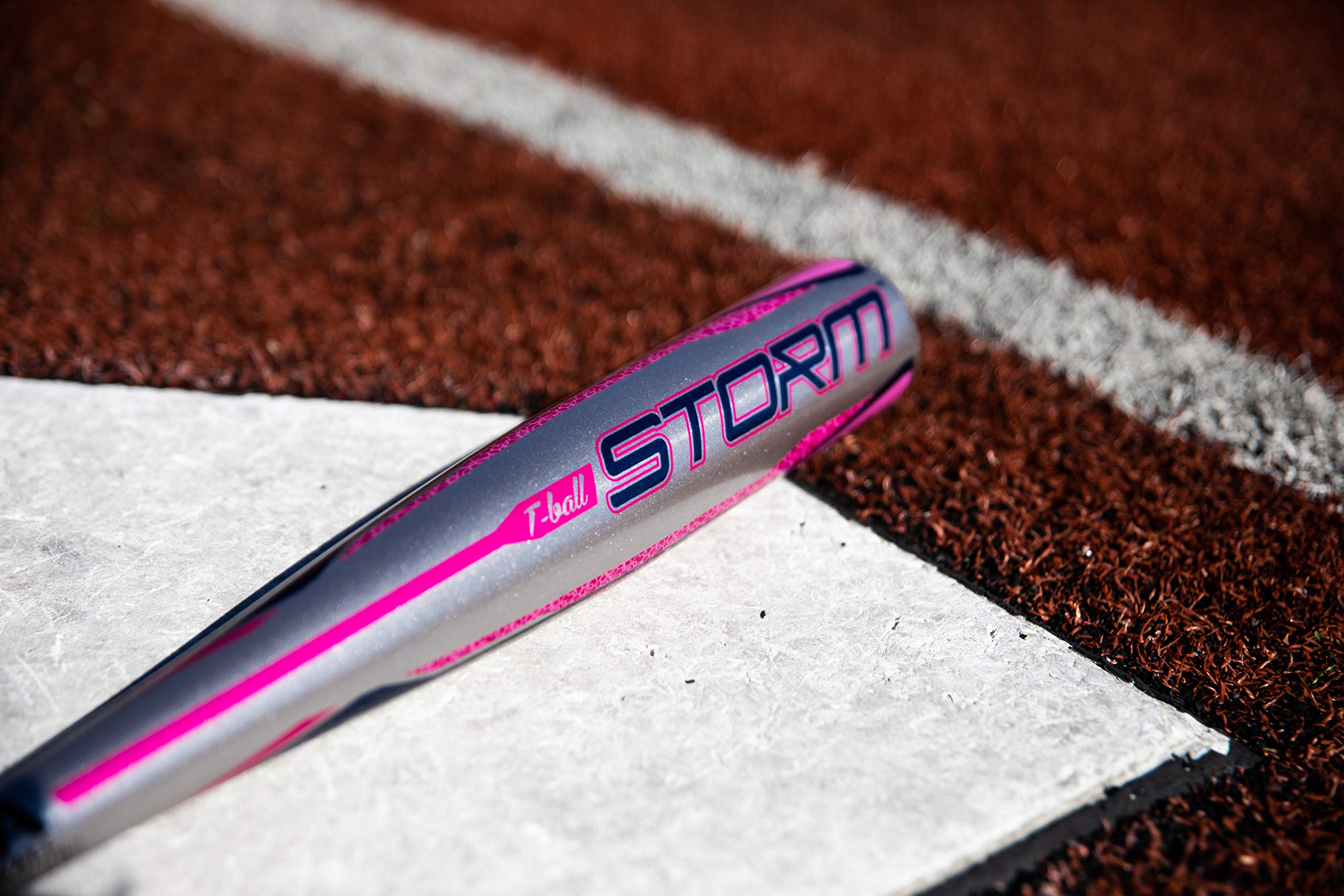 Rawlings | STORM T-Ball Bat | USA Softball & Baseball | -12 Drop | 24" | Silver/Pink