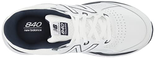 New Balance Men's 840 V3 Walking Shoe, White/Natural Indigo, 10 X-Wide