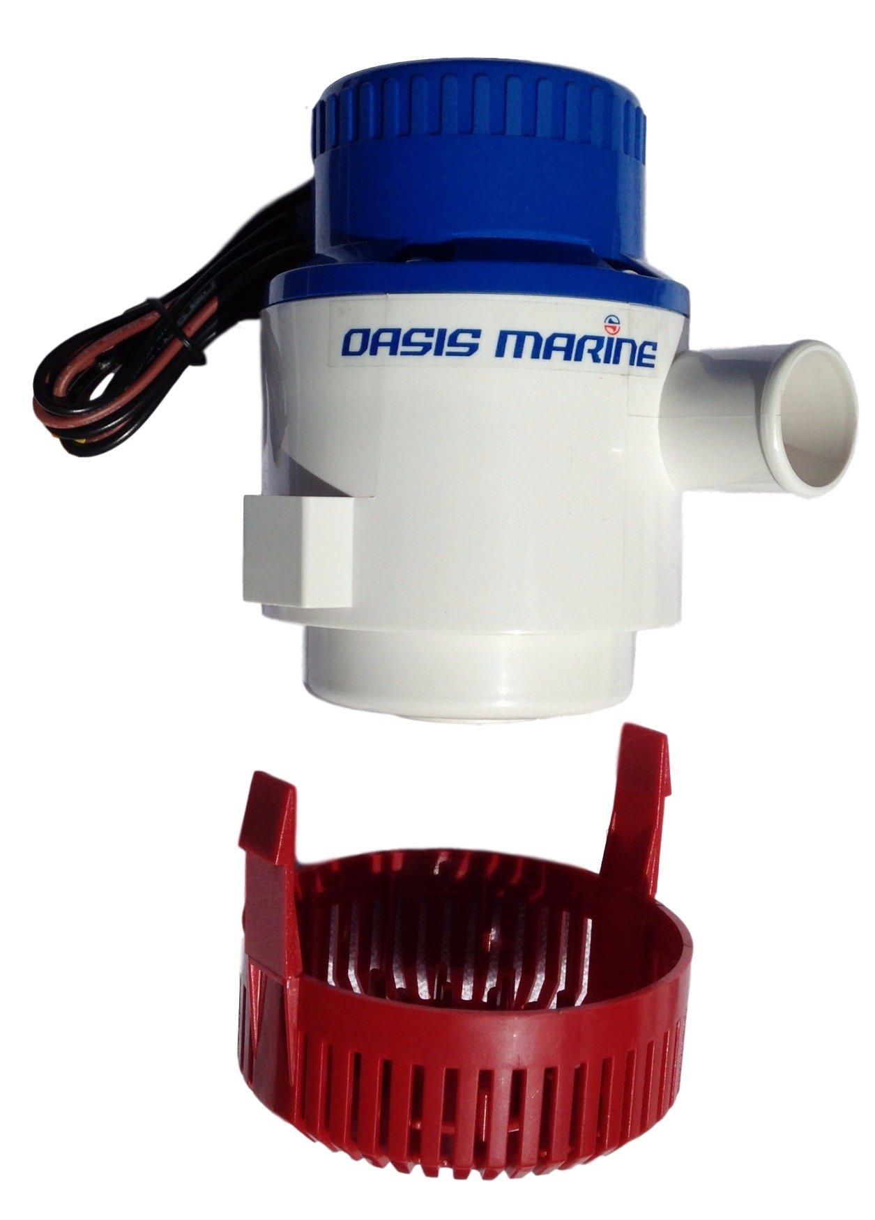 OASIS MARINE 3700 GPH 12v Boat Marine Plumbing Submersible Electric Bilge Pumps (3700gph 12v) Salt Water Pump With Float Switch