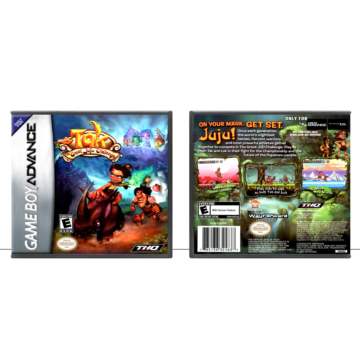 Tak: The Great Juju Challenge | (GBA) Game Boy Advance - Game Case Only - No Game