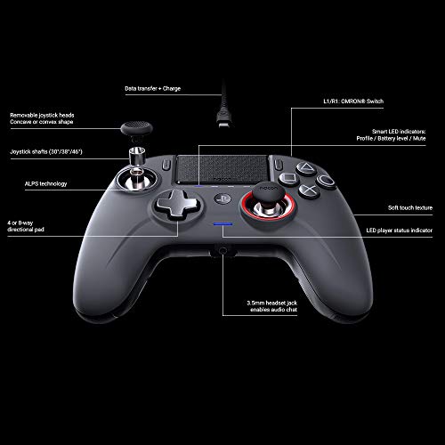 NACON Controller Esports Revolution Unlimited Pro V3 PS4 Playstation 4 / PC - Wireless/Wired - Nacon-311608