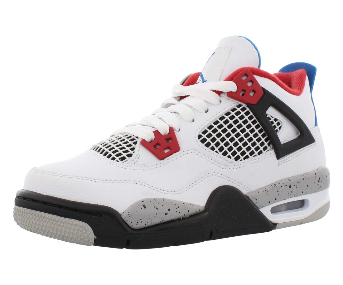 Nike Air Jordan 4 Retro GS Kids 'What The' Blue/Red/White 408452-146 (Size: 4Y)