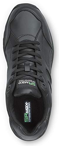 SR Max Dover, Women's, Black, Athletic Style Soft Toe Slip Resistant Work Shoe (9.5 M)
