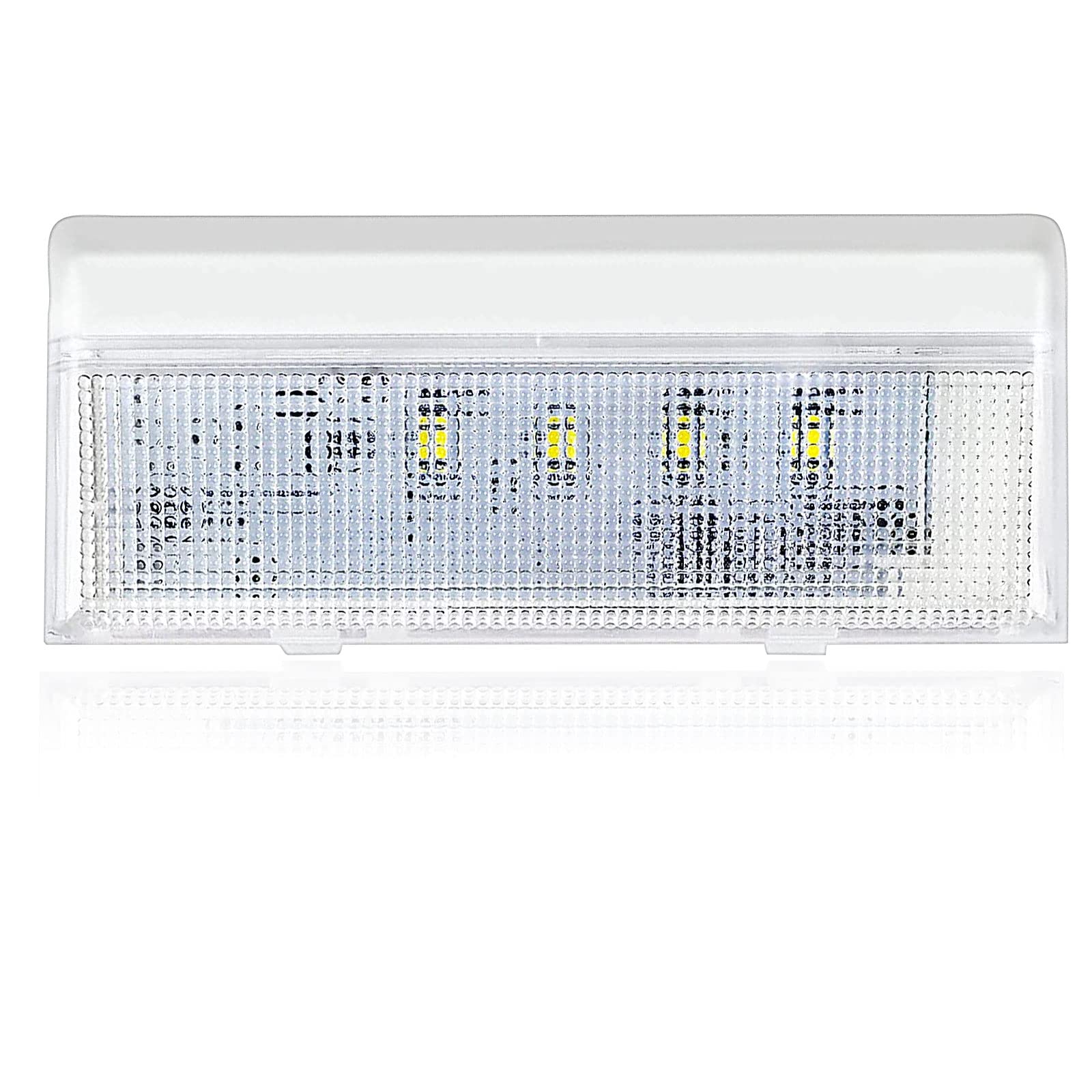 W10515057 Refrigerator LED-Light with Shell Replacement for Whirlpool, Kenmore, May-tag LED Refrigerator Light Parts Numbers WPW10515057, AP6022533, PS11755866, W10398007, 3021141