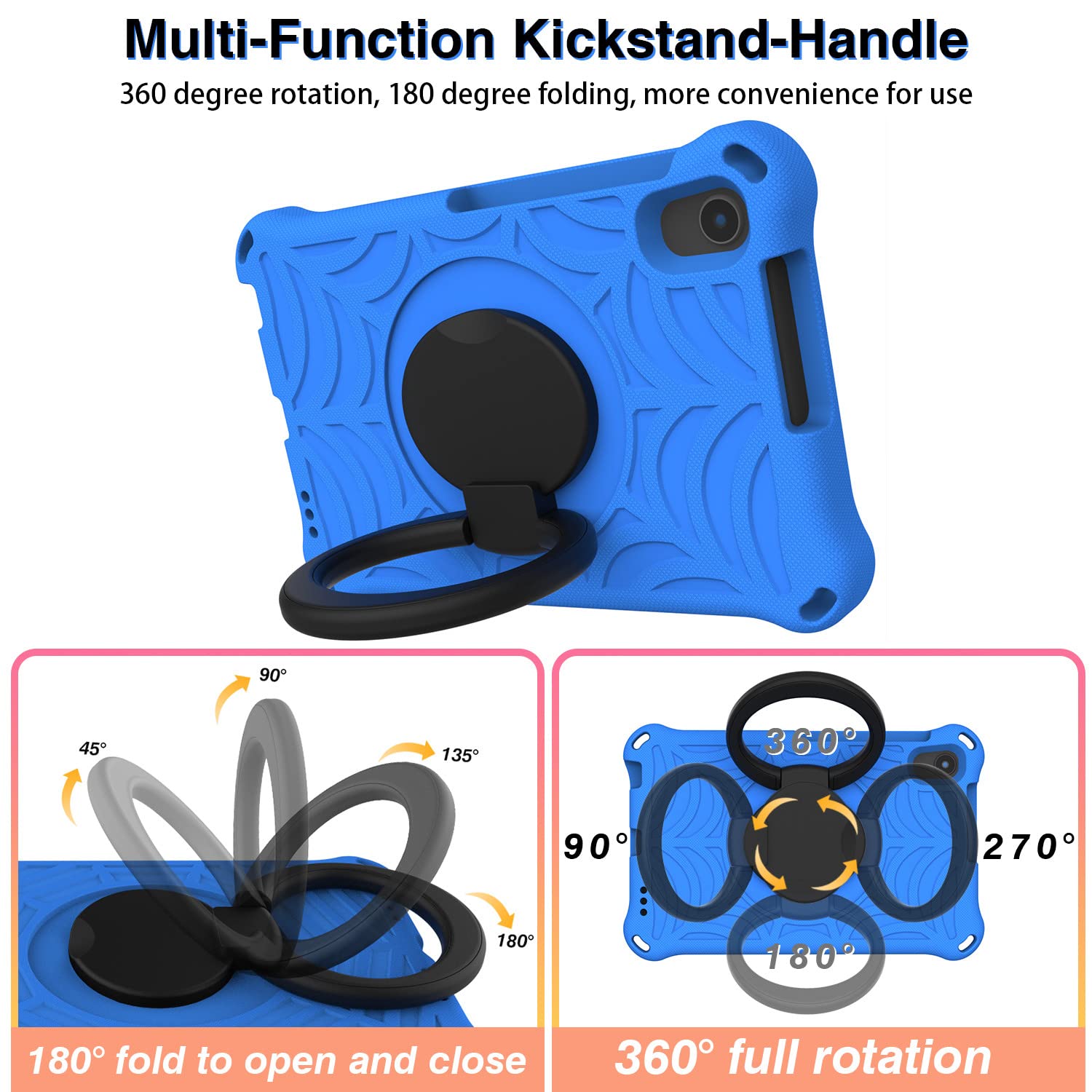 XunyLyee Kids Case for Lenovo Tab M8/ Lenovo Tab M8 3rd Gen/Tab M8 HD 2nd Gen/Tab M8 FHD (8.0 Inch), Blue