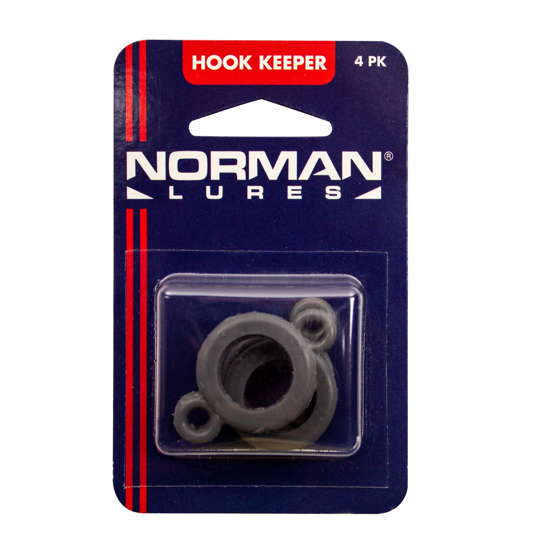 Norman Lures Fishing Rod Hook Keeper, Saves Rod Guides and Cork Handles, Fishing Gear and Accessories, Pack of 4, Assorted