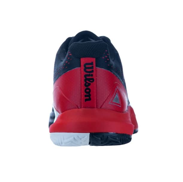 WILSON Rush Pro 3.0 Mens Tennis Shoes (us_Footwear_Size_System, Adult, Men, Numeric, Medium, Numeric_11) Black/Red/White