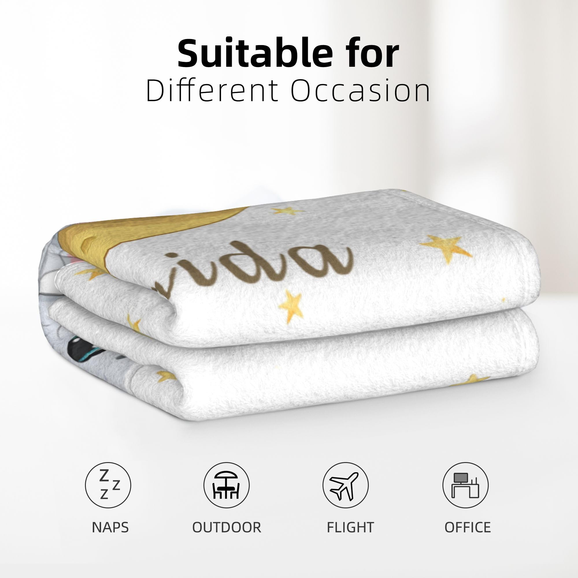 Personalized Baby Blankets,Customised Newborns/Infants/Kids Name Blanket for/Unique Lovely Design &Personalised Fleece Blanket,Personalised Gifts(75 * 100cm