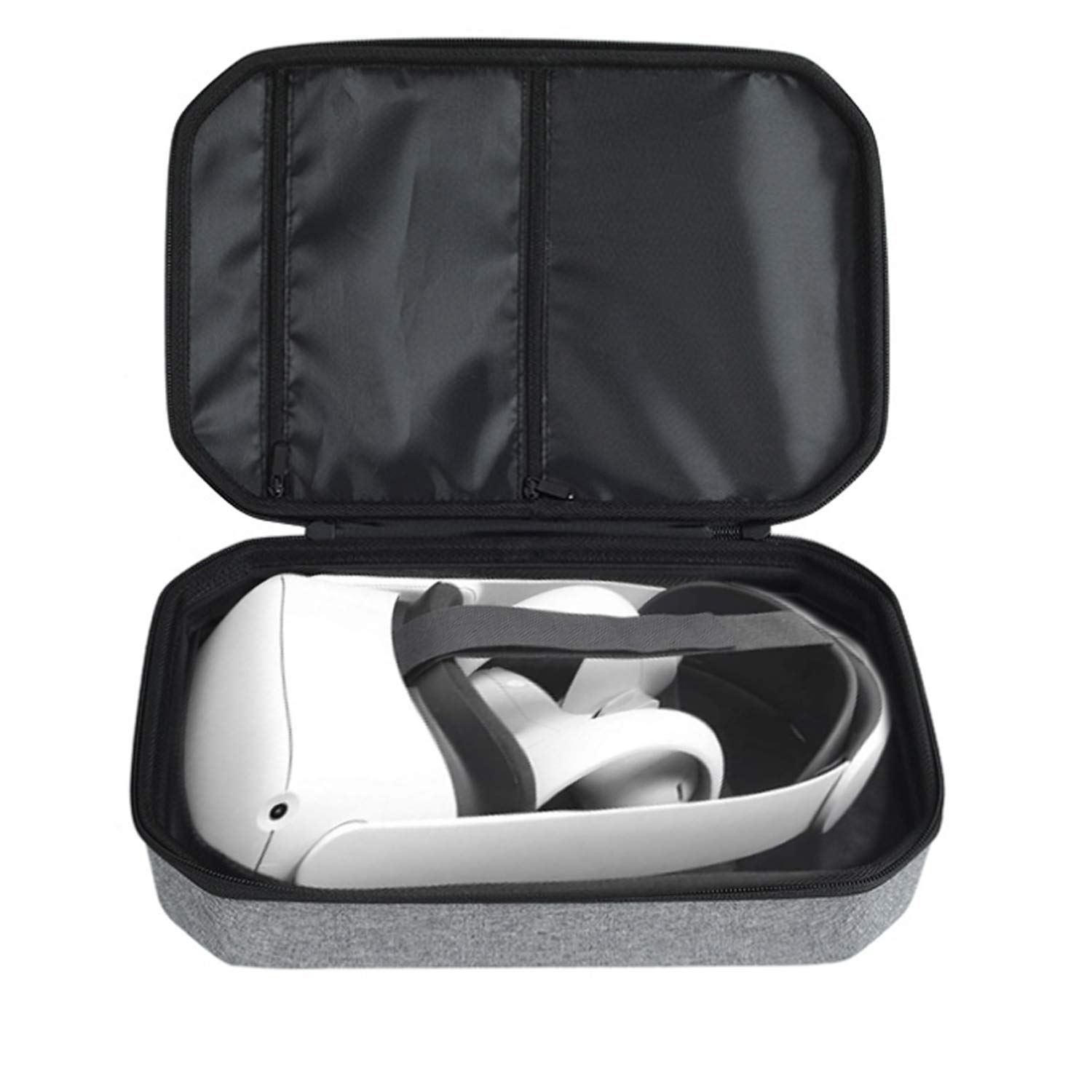 Oculus Quest 2 Case, Hard Travel Protective Box for Oculus Quest 2 VR Gaming Headset and Touch Controllers Accessories, Protective Carrying Bag.