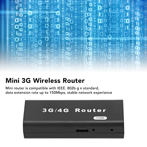 Mini Router, USB 3G Modems Mini 3G WiFi Router Stable RJ45 USB 150Mbps 802b G N Standard for Phone