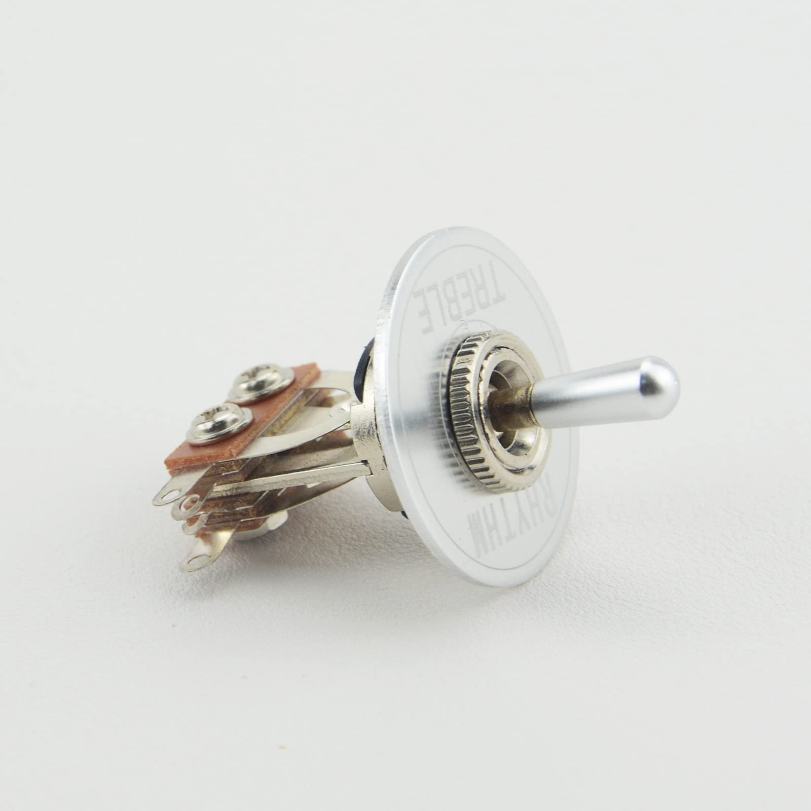 Wwomusic Gold 3 Way Short Straight Electric Guitar Pickup Toggle Switch with Metal Tip Knob Cap and Toggle Switch Washer for Gibson LP Les Paul EPIPHONE Style Guitar Parts