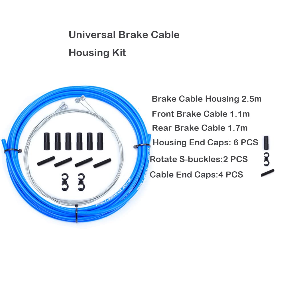 Universal Bicycle Brake Cable Housing, Universal Brake Cable Housing Kit for MTB/Road Bike