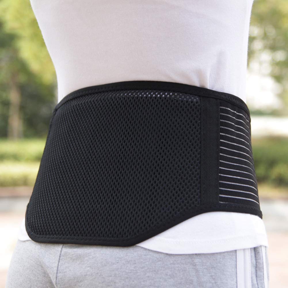 TANGIST 17 Magnets Lumbar Brace Belt - Magnetic Lower Back Support Pain Relief Back Spasms, Sciatica, Slipped Disc, Hernia, For Men And Women (Size : L/Large)