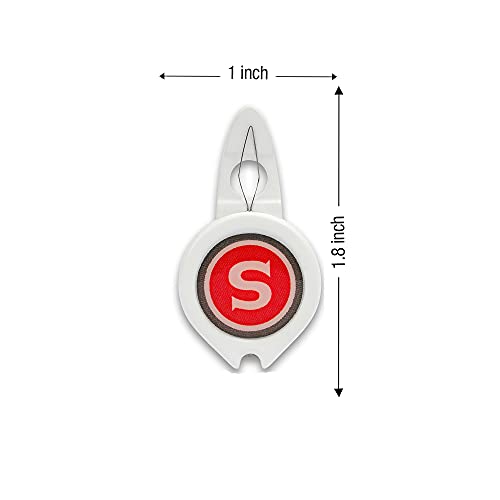 SINGER Sewing Needle Threaders with Built-in Thread Cutter, Set of 2