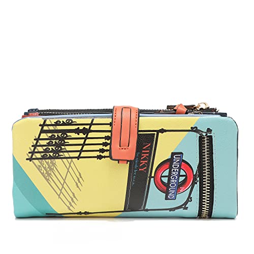 Nicole Lee BIFOLD ZIPPER WALLET - Miss Your Call