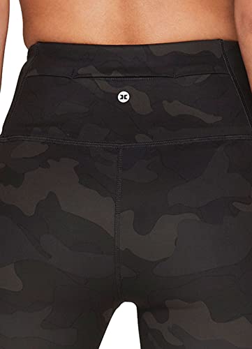 RBX Active Women's Squat Proof Opaque Ultra Soft Camo Print Full Length Running