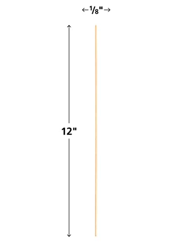 STEM Basics: 1/8" Wood Dowels - 100 Count