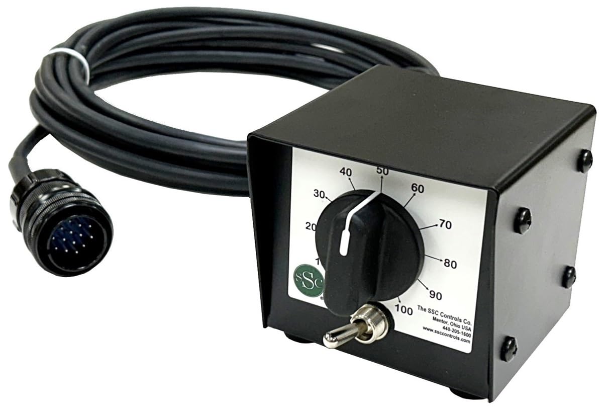 SSC Controls R810-14100 Remote Welding Current and Contactor Control Box, Replaces Miller RHC-14 (242211100), 100 ft Cable, 14-pin Plug, Made in USA