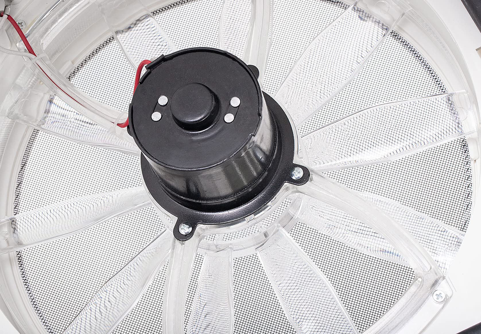 RVLOVENT 12V RV Roof Fan Vent 14'' 3 Speed Reversible Manual Lift Trailer Camper Van Lid (Smoke)…