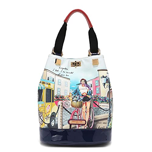Nicole Lee Multifunctional Bucket Bag (COZY STREET IN MILAN)