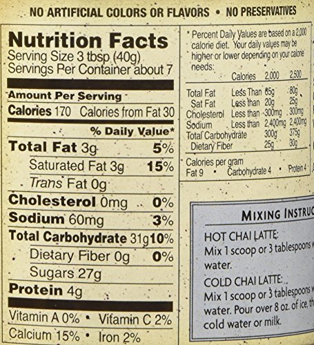 Trader Joe's Spicy Chai Tea Latte Mix 10 oz (Pack of 3)
