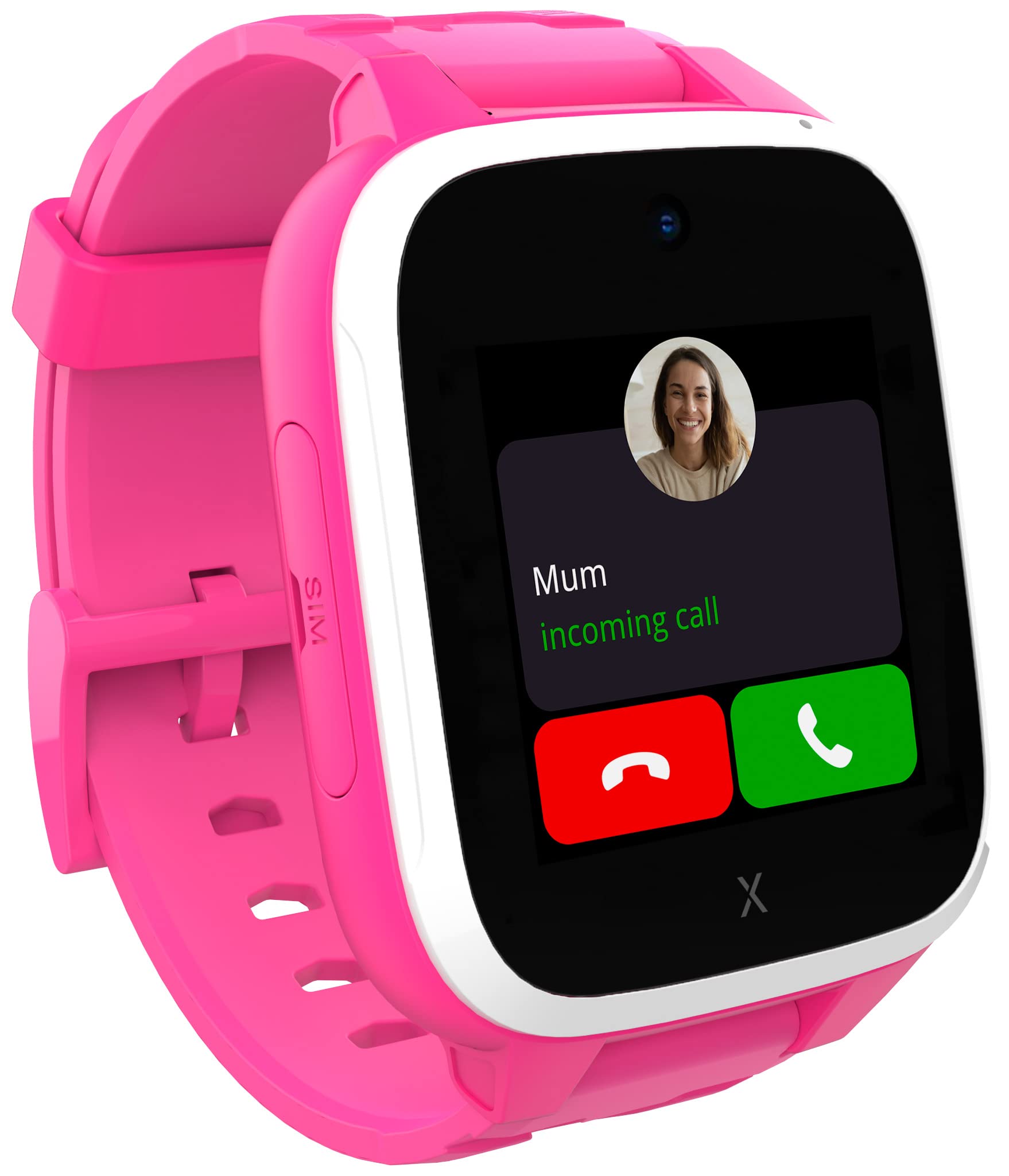XPLORA XGO 3 - Watch Phone for Children (4G) - Calls, Messages, Kids School Mode, SOS Function, GPS Location, Camera and Pedometer – (Subscription Required) (Pink)