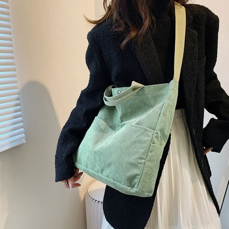 TFIIEXFL Large Capacity Shopping Canvas Tote Casual Simple Bag Handbag Shoulder Bag