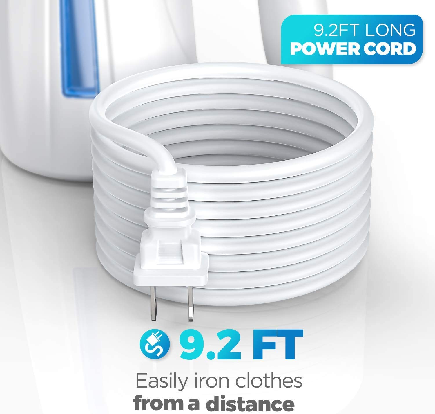 OGHom Steamer for Clothes Steamer, Handheld Garment Steamer 240ml Portable Clothing Steam Iron