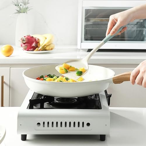LMMDP Kitchen Utensil Sets Non-Stick Long Shank Matter Mixture Shovel Dinnerware
