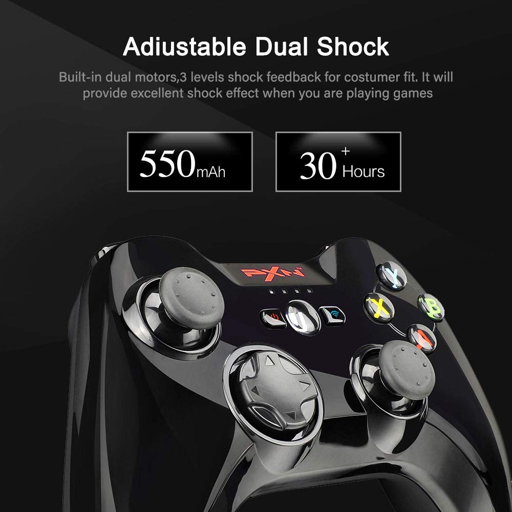 PXN Mfi Game Controller for IPhone Speedy(6603) IOS Gaming Controllers for Call of Duty Gamepad with Phone Clip for Apple TV, Ipad, IPhone (Green)