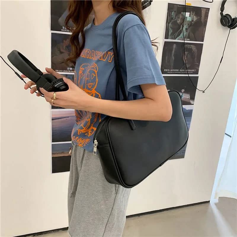 TFIIEXFL Student Shoulder Bag Daily Large Capacity Small Tote Bag Handbag Simple Casual Bag