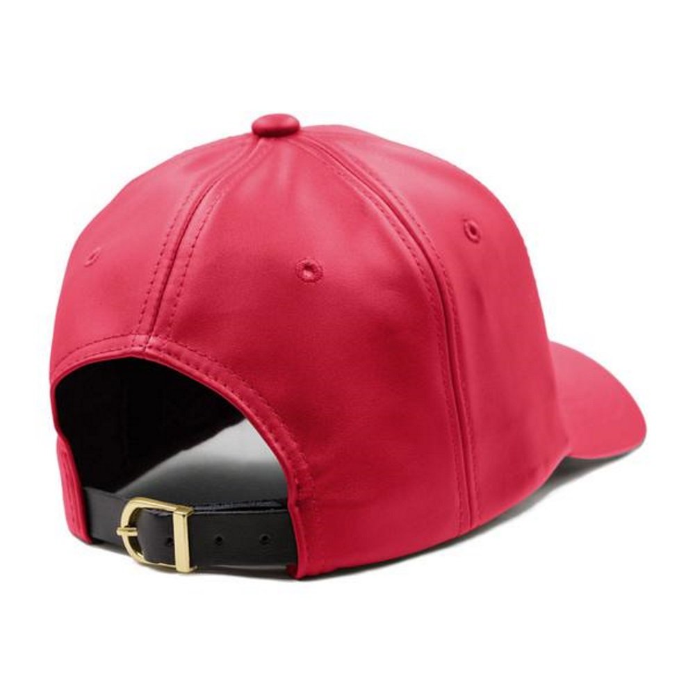 Nissi Faux Leather Dad Hat (Navy)