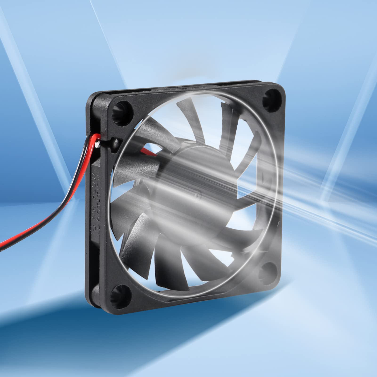 UMLIFE 2-Pack 24V 60mm Fan 60x60x10mm Dc Brushless Computer Case Fan 2Pin