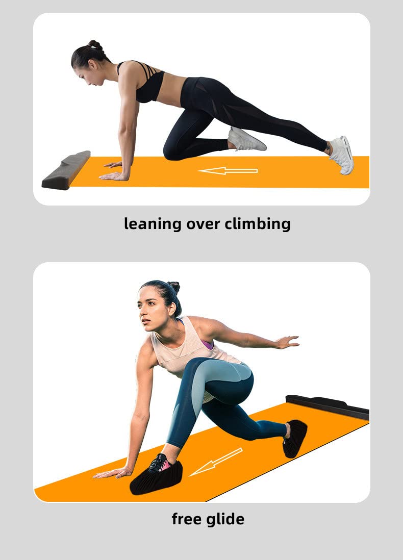 Skating Mat-Upgraded Yoga Mat,Speed Skating Training Gliding Blanket,Indoor Equipment Skating Cham Pad For Kids/Adults (orange*183cm)