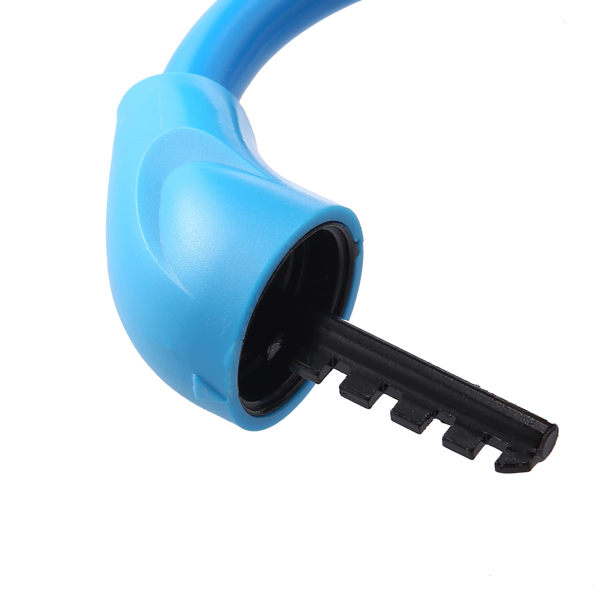 X AUTOHAUX Bike Locks Cable Portable 5 Digit Security Resettable Combination Bicycle Cable Lock 4 Feet Long 1/2 Inch Diameter Blue