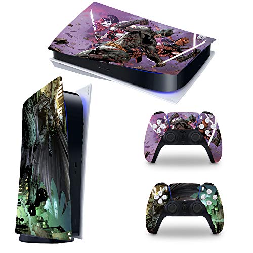 Rich Hero PS5 Standard Edition Whole Body Vinyl Skin Sticker Decal Cover for PlayStation 5 System Console and Controllers