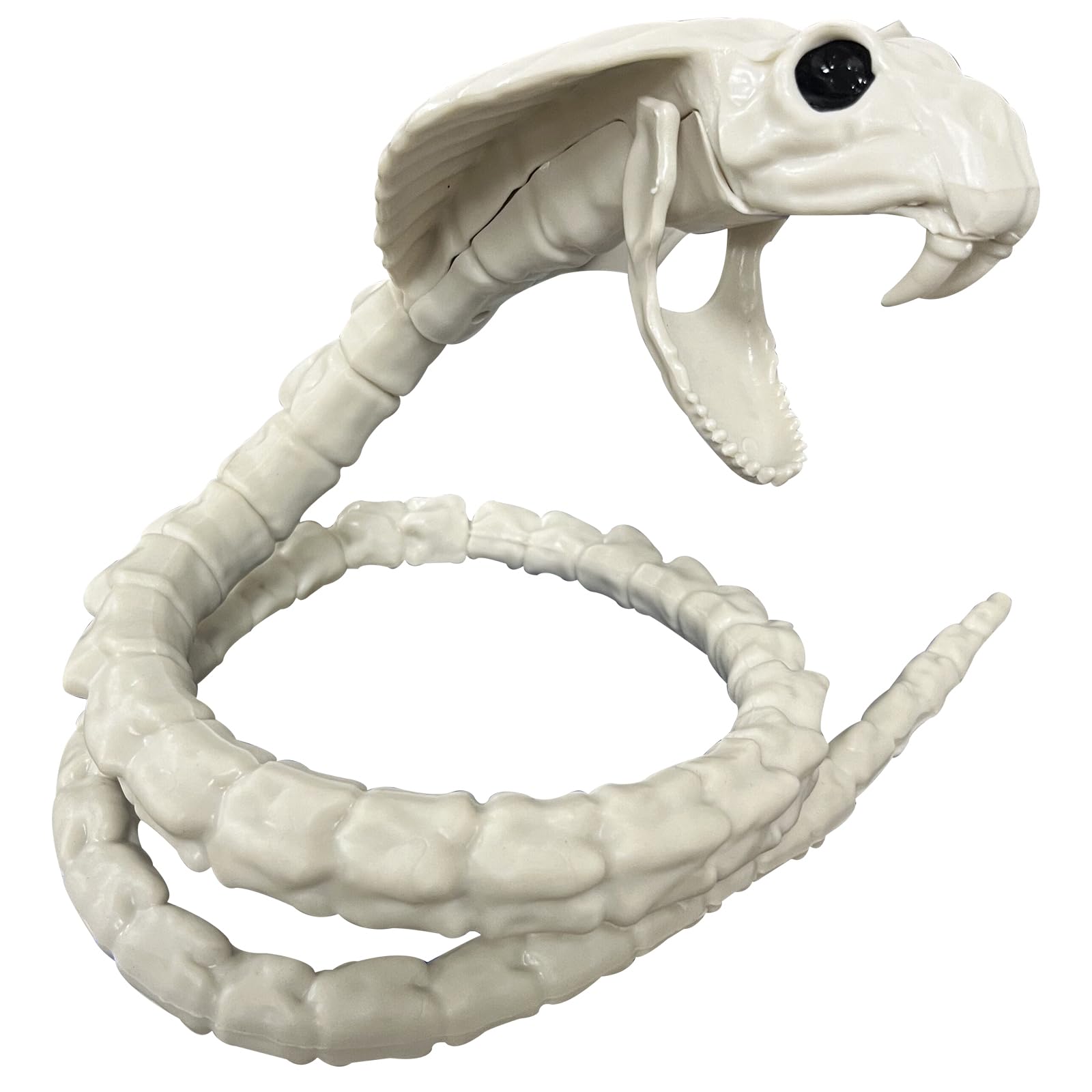 Lodou Slithering Skeleton Snake ,Halloween Animal Skeleton Props Skeleton Snake Halloween Decorations Creepy Decor Party Props (Snake)