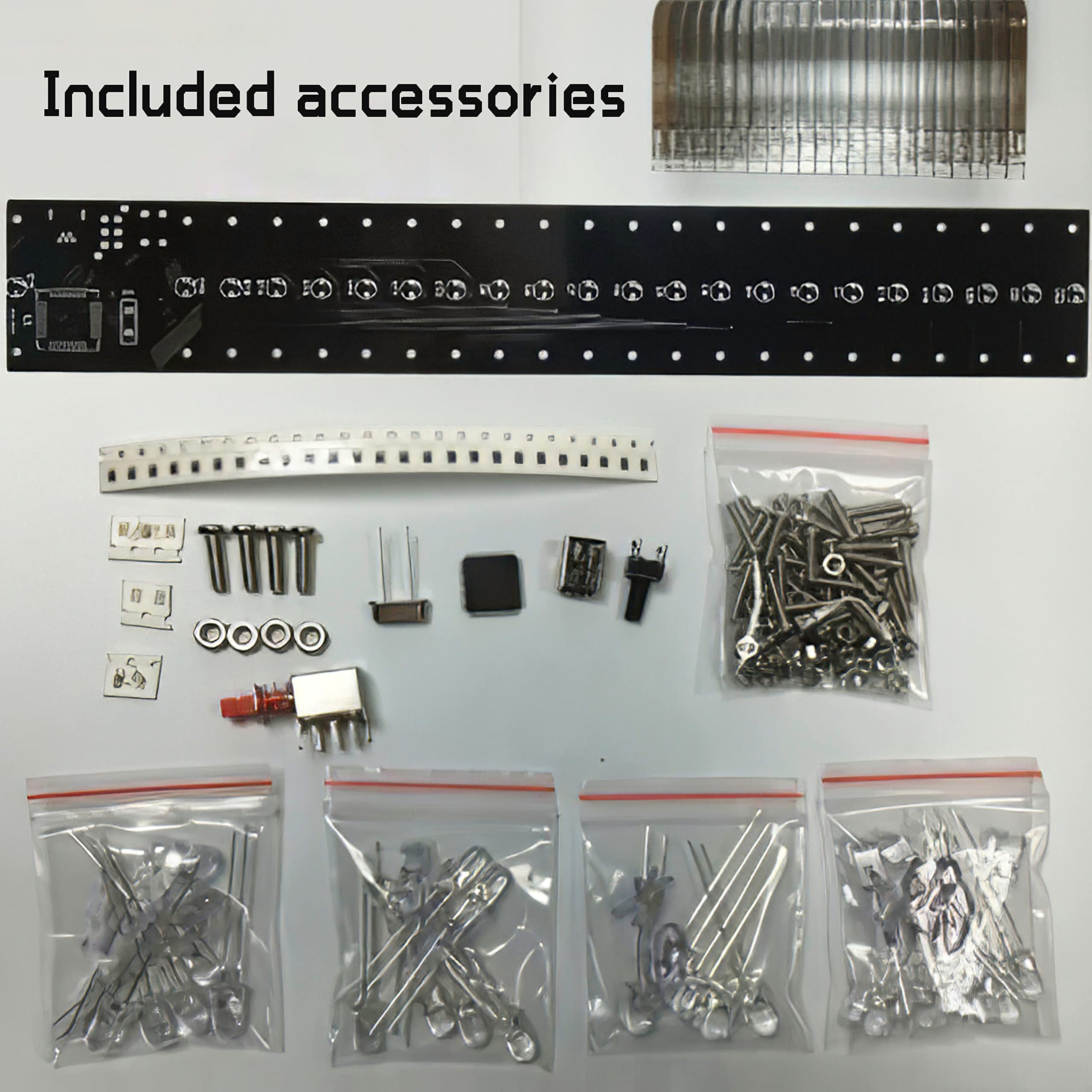 Vastarry Light Cube kit 21-Segment Audio Light Column Parts Music Spectrum Fantasy Crystal Sound Column LED Music Spectrum kit Electronic DIY Production Parts